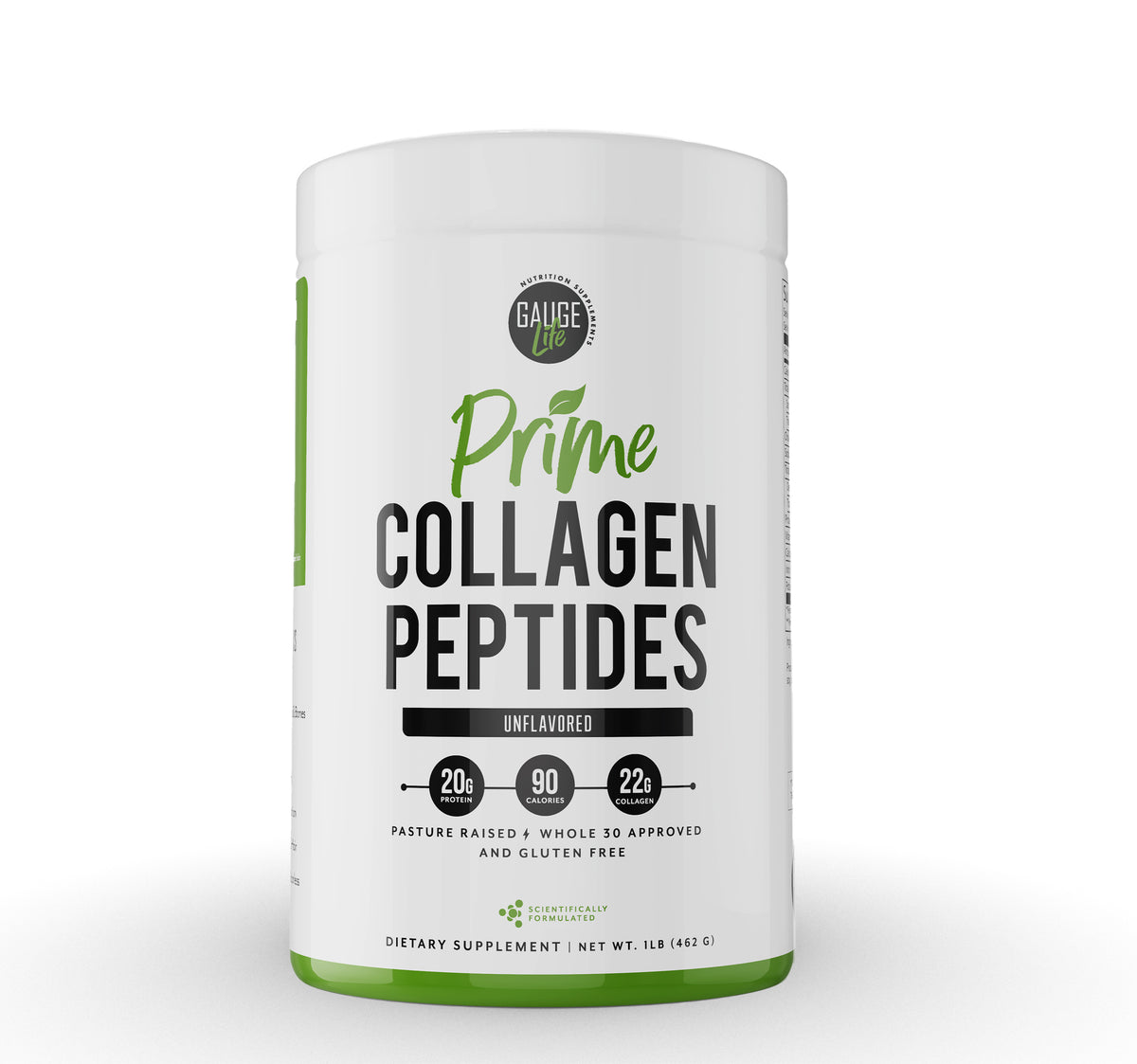Prime Collagen Peptides │ Unflavored All Natural │ Gauge Life – Gauge-Life